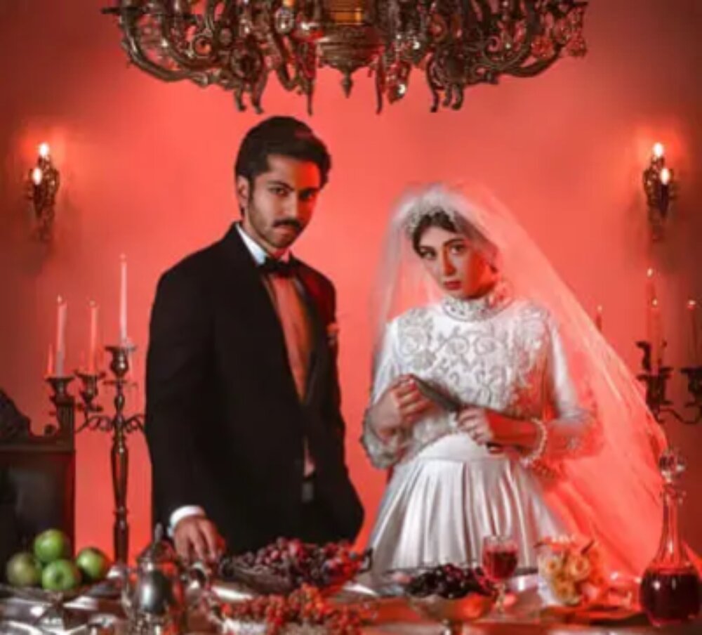 فیلم جالب از الیکا ناصری و کیسان دیباج در پشت صحنه سکانس عروسی سریال